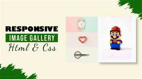 Responsive Image Gallery With Zoom Hover
