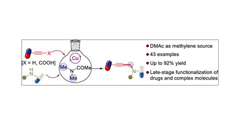 Catalytic Methylene Insertion Between Amines And Terminal Alkynes Via Cn Bond Cleavage Of Nn