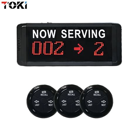 Waiter Call System Receiver Customer Queuing System For Restaurant Electronic Queue System And