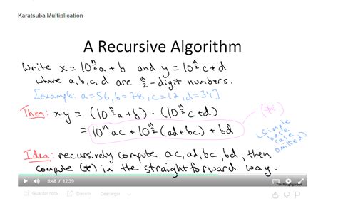 Recursion How To Recursively Program A Multiplication Algorithms