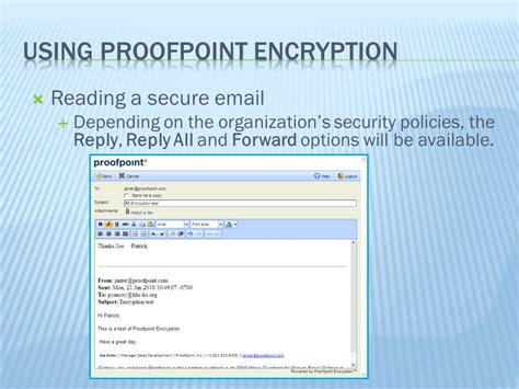 Proofpoint Encryption Registration