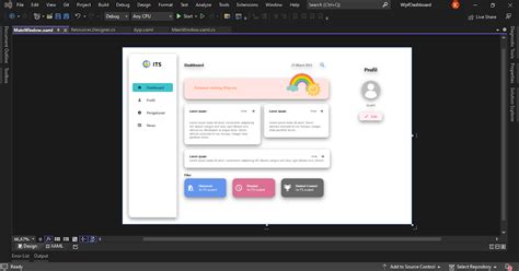 Tugas PBKK Membuat Dashboard Menggunakan WPF
