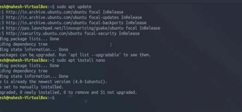 how to install nano on linux easy guide