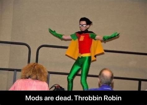 Mods Are Dead Throbbin Robin Ifunny