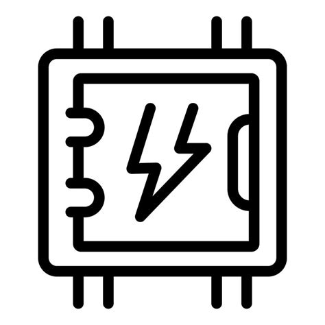 Electrical Panel Icon Representing Power Distribution System 47787717