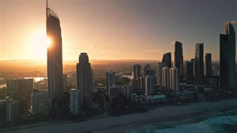 1231 Sea And Sky At Gold Coast In Queensland Australia Stock Videos