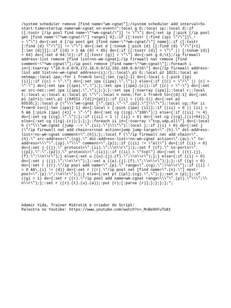 Script Cgnat Pdf Computing Computer Standards