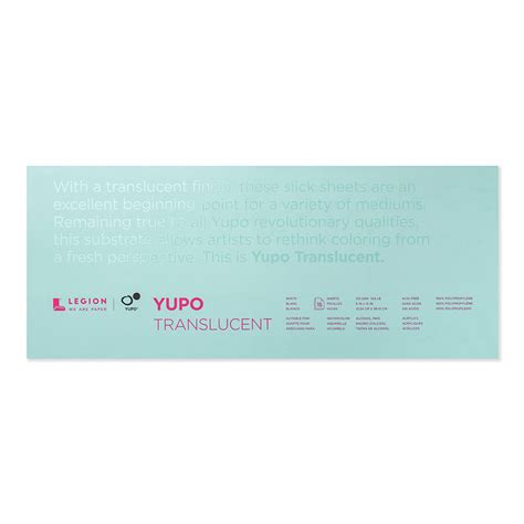 Buy Yupo Translucent Pad 104lb 6x15