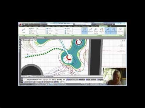 Array Objects Along A Path Curve In AutoCAD Lynn Allen Cadalyst Magazine YouTube