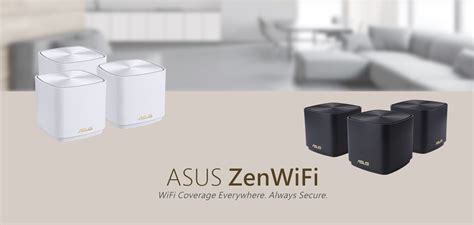 ASUS ZenWiFi XD5 AX3000 Mini Dual Band Whole Home Mesh WiFi 6 System 802 11ax Up To 5000 Sq Ft