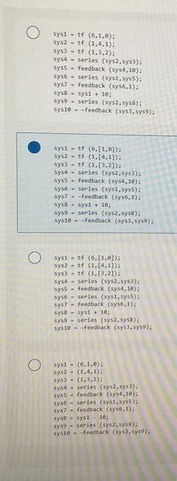 Identify The Matlab Script That Can Be Used To Obtain