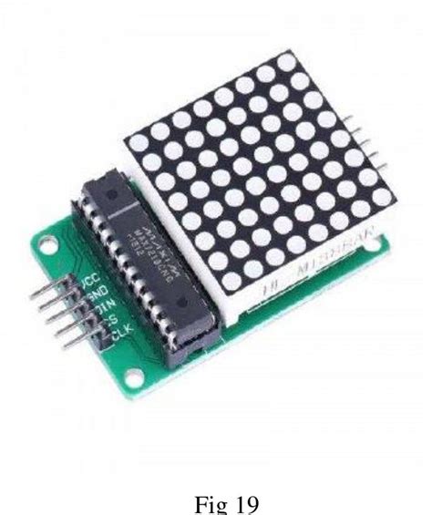 8x8 Led Matrix The Max7219max7221 Are Common Cathode