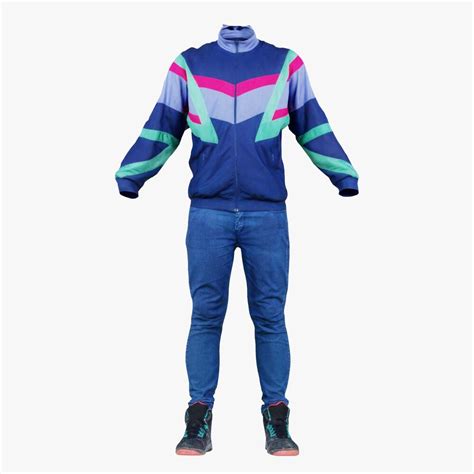 Retro Athletic Outfit 3d Model Download Suits On