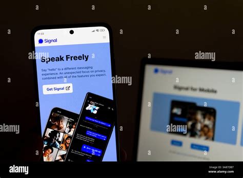American Open Source Encrypted Messaging Service Signal App On Mobile