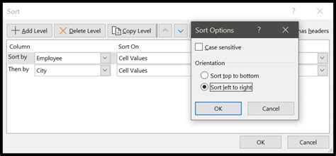 Use to VBA Sort Range in Excel