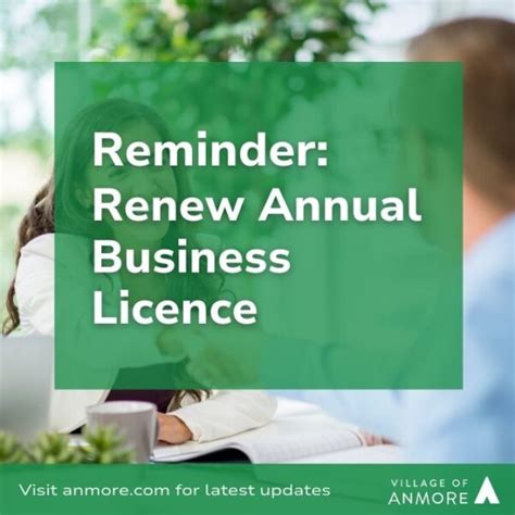 Renew Business Licences For 2026 Village Of Anmore