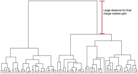 A Dendrogram Showing A Motif That Should Be Split Compare To Figure Download Scientific