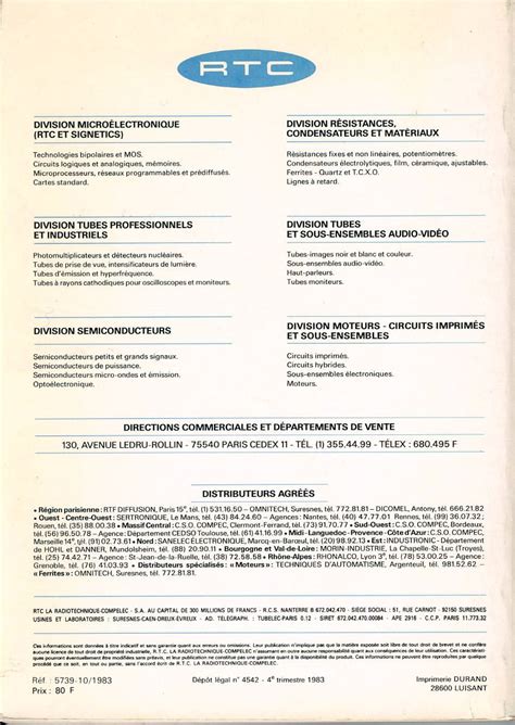 Rtc Groupe Philips Et Ses Filiales Page 3 Modèles Marques Forum Retrotechnique