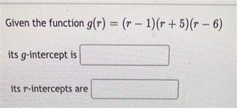 solved given the function g n n − 1 r 5 r 6 its