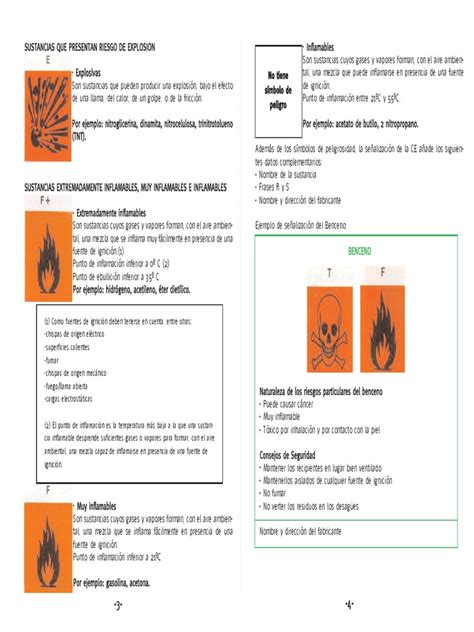 Sustancias Inflamables Pdf Combustión Sustancias Químicas