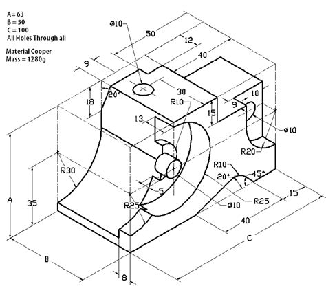 Cswa Exercise Solidworks Tutorial Solidworks Tutorial Solidworks Autocad Isometric Drawing