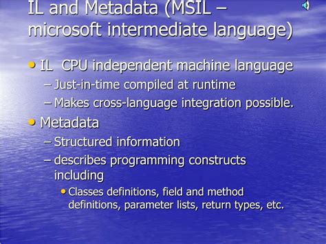 ppt introducing the common language runtime for powerpoint