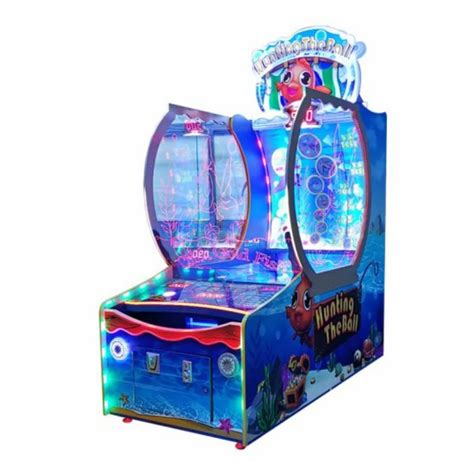 Single Player Coin Operated Ball Shooting Hunting Ball Arcade Game At