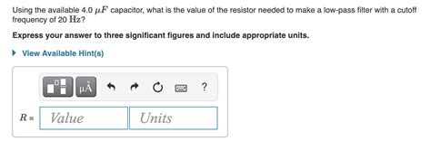 Solved Learning Goal To Analyze And Design A Passive Chegg Com