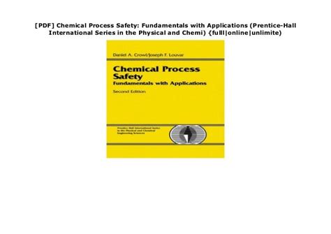[pdf] chemical process safety fundamentals with applications prenti…