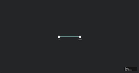 React Dual Range Slider Examples CodeSandbox