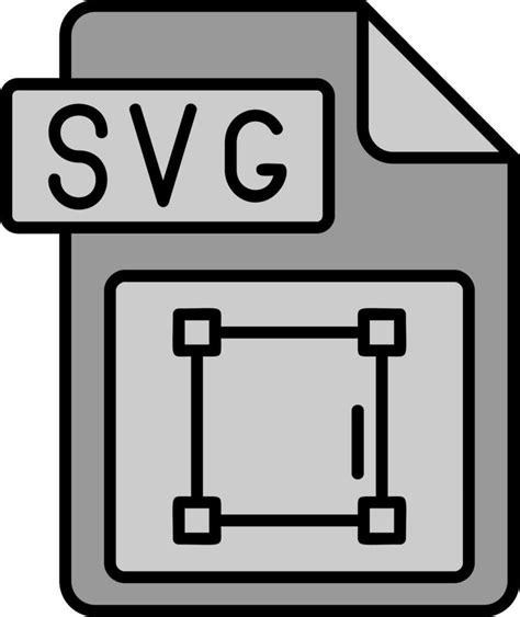 Svg File Format Line Filled Greyscale Icon 41937640 Vector Art At Vecteezy