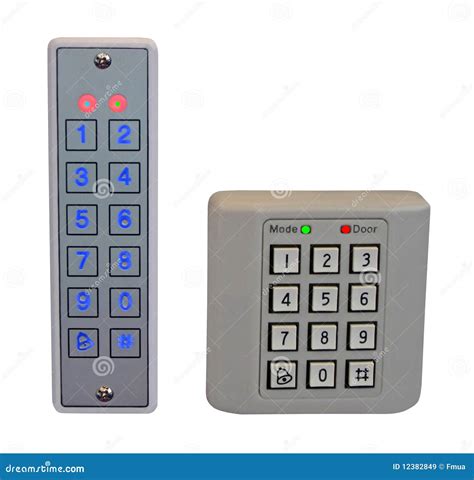 Pass Control Panel Plastic Box Home Security Stock Image Image Of