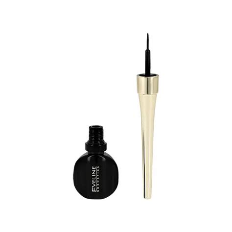 Подводка для глаз Eveline Celebrities Eyeliner кисть мягкая водостойкая ...
