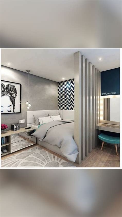 Sectioning Bedroom Decor Ideas