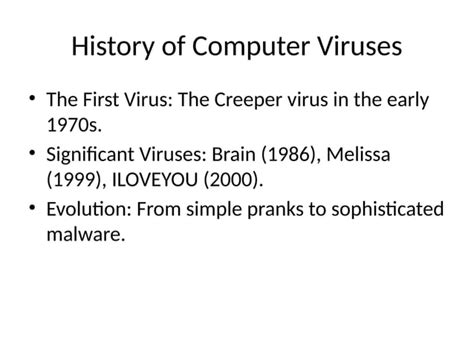 Computer Viruses Presentationmmmmmmmmm Pptx