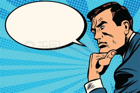 背景高清图片 蓝色背景下的思考者插画 蓝色背景下的思考者插画图片免费下载 5136833110 千图网pro