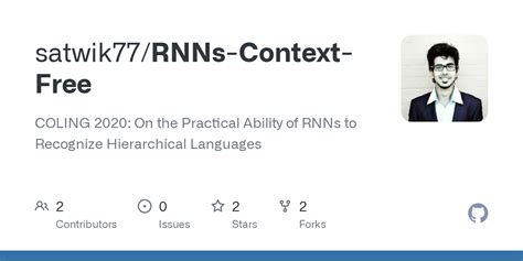 Github Satwik77rnns Context Free Coling 2020 On The Practical Ability Of Rnns To Recognize