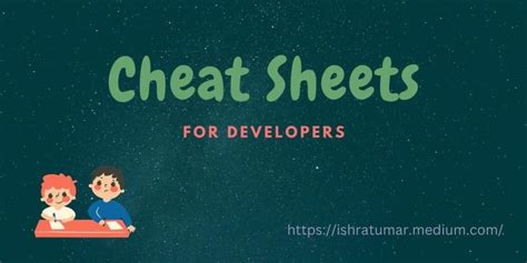 15 Must Have Cheatsheets For Developers🚀 Rdevto