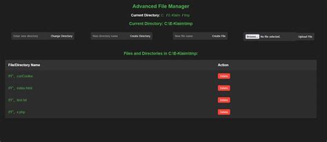 Advanced File Manager Bypass