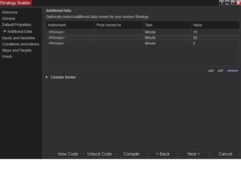 Strategy Building With Conditions On Multiple Timeframes Ninjatrader Support Forum
