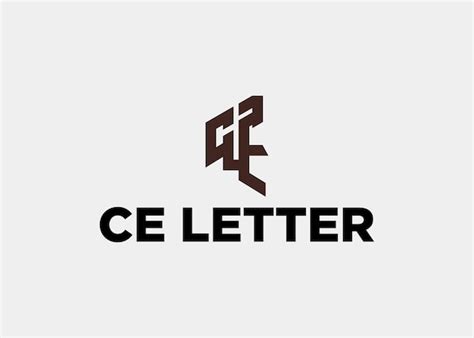 Premium Vector Logo Ec Ce Letter Company Name