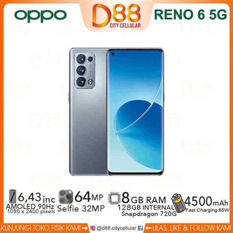 Jual Oppo Reno G Garansi Resmi Stellar Black Di Seller D City Celullar Tegal Alur Kota