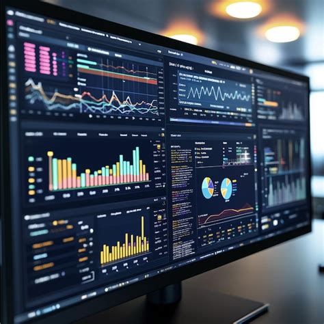 A Visual Of A Bi Tools Interface With Realtime Data Updates And Interactive Charts Premium Ai