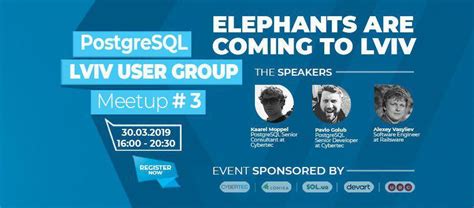 Pavlo Golub On Linkedin Lviv Postgresql Meetup Cyberboyz