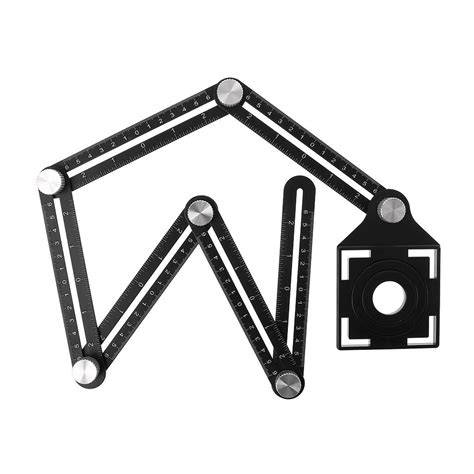 Buy 6 Folding Ruler Tile Hole Positioning Multi Template Angle Rulers W