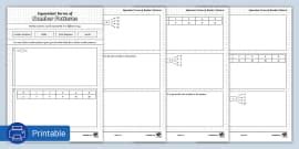 Playing With Number Patterns Activity Sheet Teacher Made