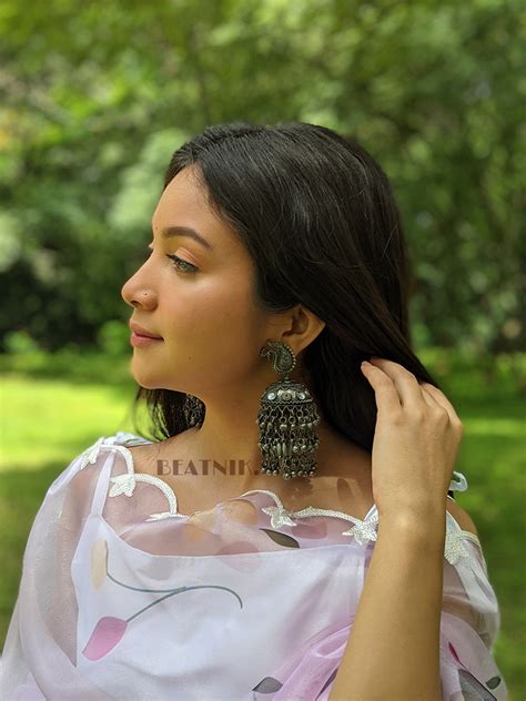 Black Metal Peacock Earrings For Wedding Guest Outfit Beatnik