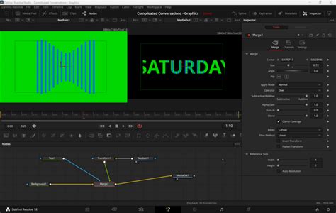 masking 101 displaying a clip inside a text node r davinciresolve