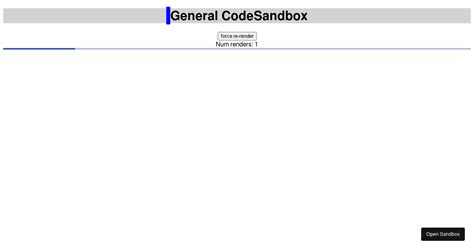 General Testing Sandbox Codesandbox