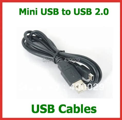 10pcs High Quality Universal Mini USB To USB Data Cable USB 2 0 A To Mini 5 Pin USB B Male Free